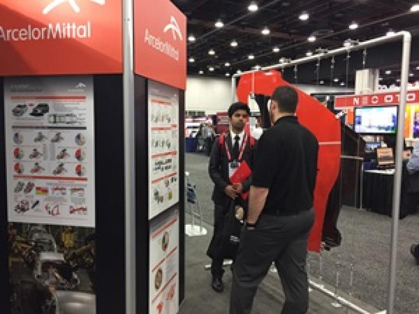 ArcelorMittal showcases the world’s first five-piece hot-stamped laser-welded door ring and b ...