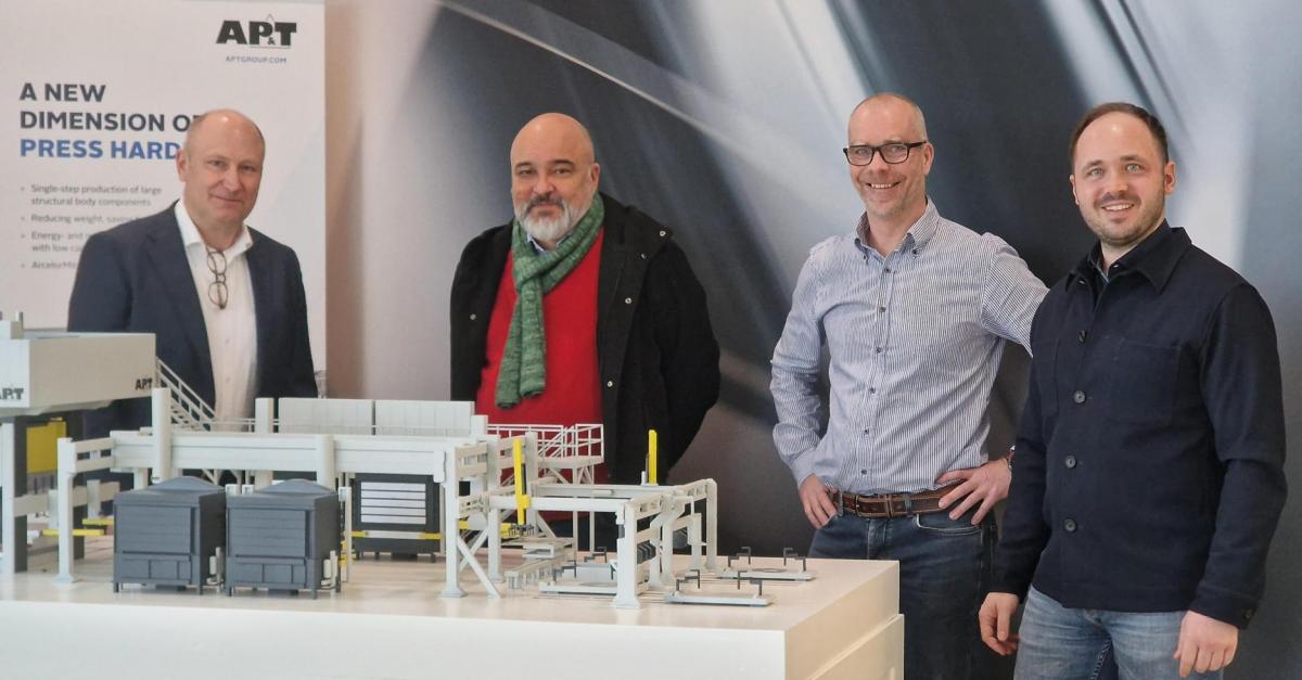 Hot stamping MPI parts with AP&T